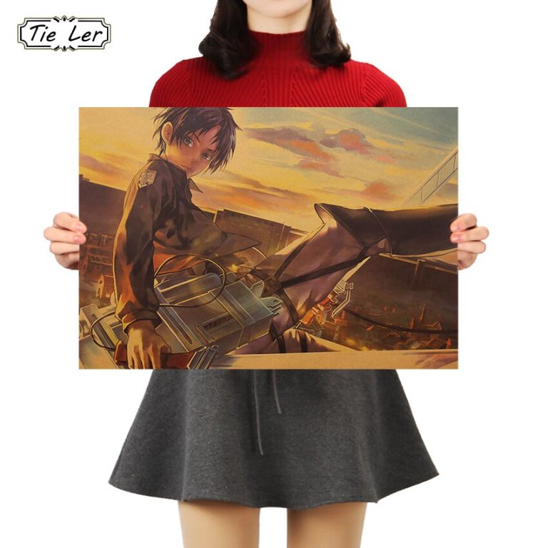 Titan Posters Japanese Anime Poster - Attack On Titan Merch