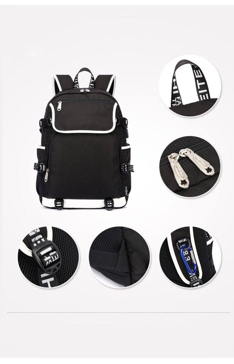 Attack on Titan Anime USB Port Backpack - AOT Merch